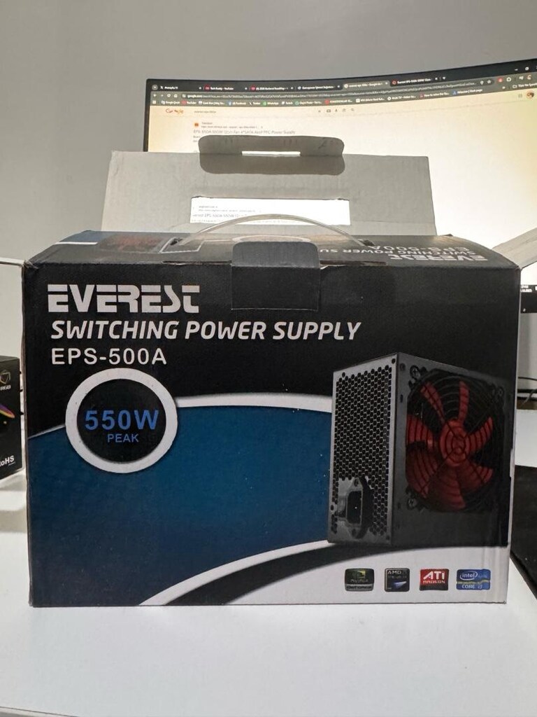 Everest EPS-500A 500W 12cm atx Gaming power supply - Sıfırından Uygun ...