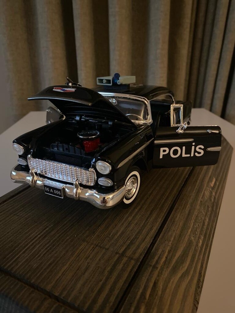 Metal Nostaljik Mini Polis Arabası - 27cm | Türkiye'deki İkinci El ...