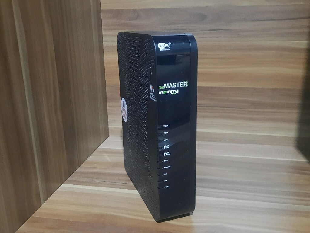 KABLO MODEM, 5G VE 2.4G, NETMASTER INFINITY 401, 7621 - Sıfırından ...