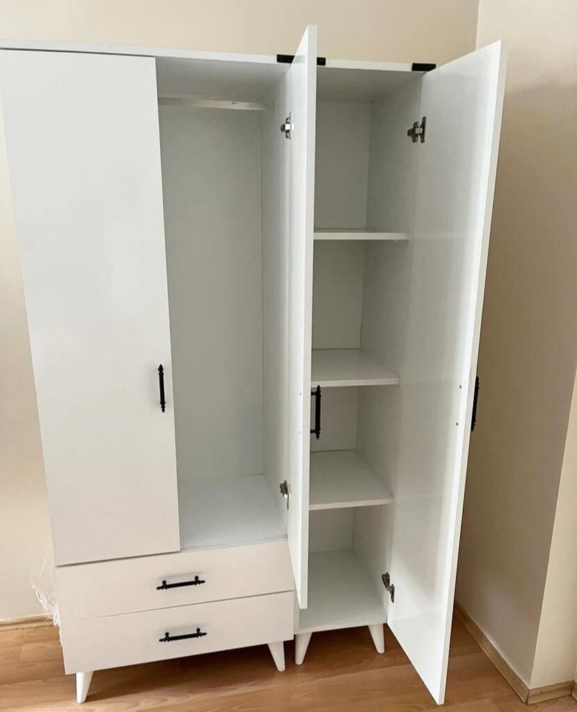 Sıfır Ürünler 3 Kapaklı Gardolap - Elbise Dolabı - Gardırop - Mobilya ...
