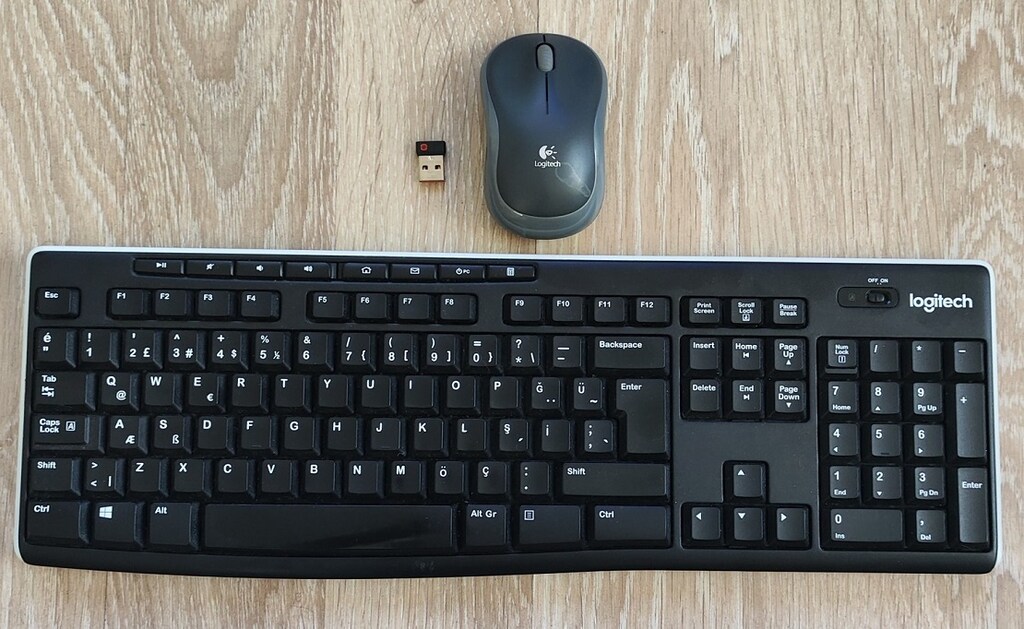 LOGİTECH UNİFYİNG ALICI KABLOSUZ KLAVYE MOUSE SET(K270 / M185 ...