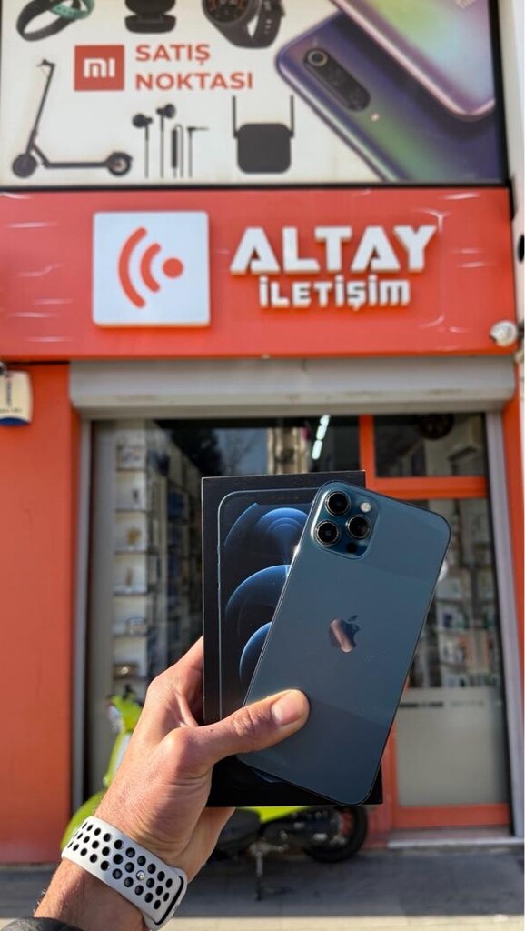 İPHONE 12 PRO MAX 128 GB HATASIZ PİL%75 KUTU FATURA TAM - Sıfırından ...