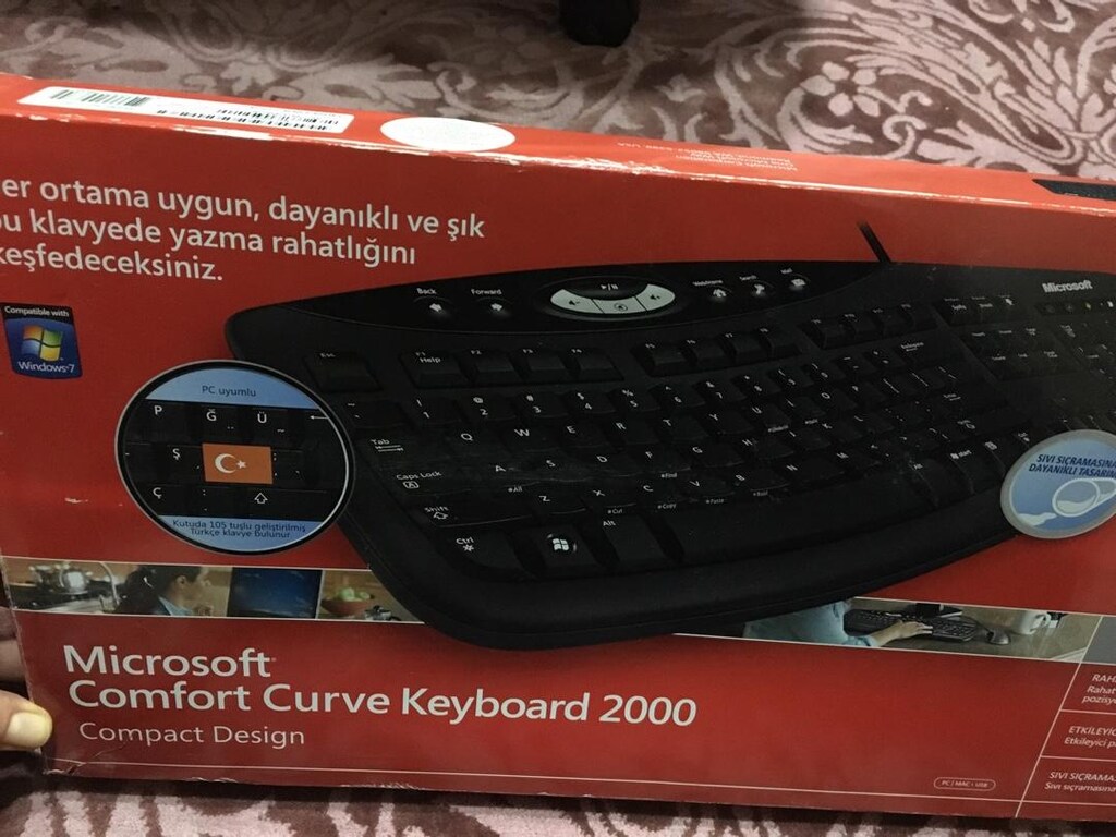 microsoft comfort curve keyboard 2000 | Türkiye'deki İkinci El Eşyaları ...