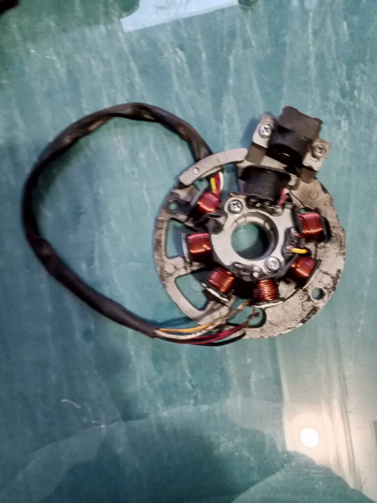 Yamaha bws 100 5 kablolu stator sargı ve konjektor - Motosiklet ...