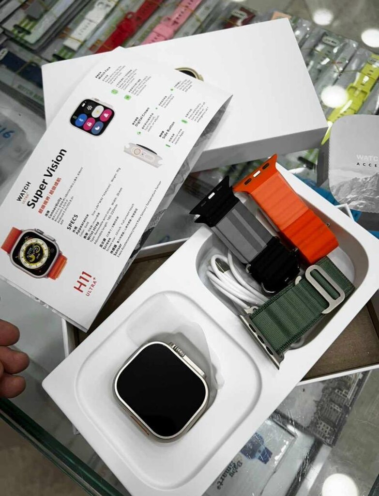 H11 ultra watch 3 kordon vidalı kilitli model - Akıllı Saat ve ...