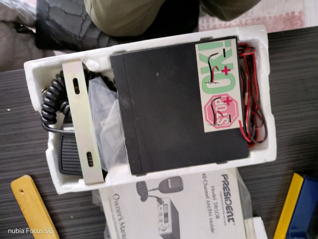 CB telsiz am/fm 40 kanal orjinal kutusunda hiç kullanılmadı ...