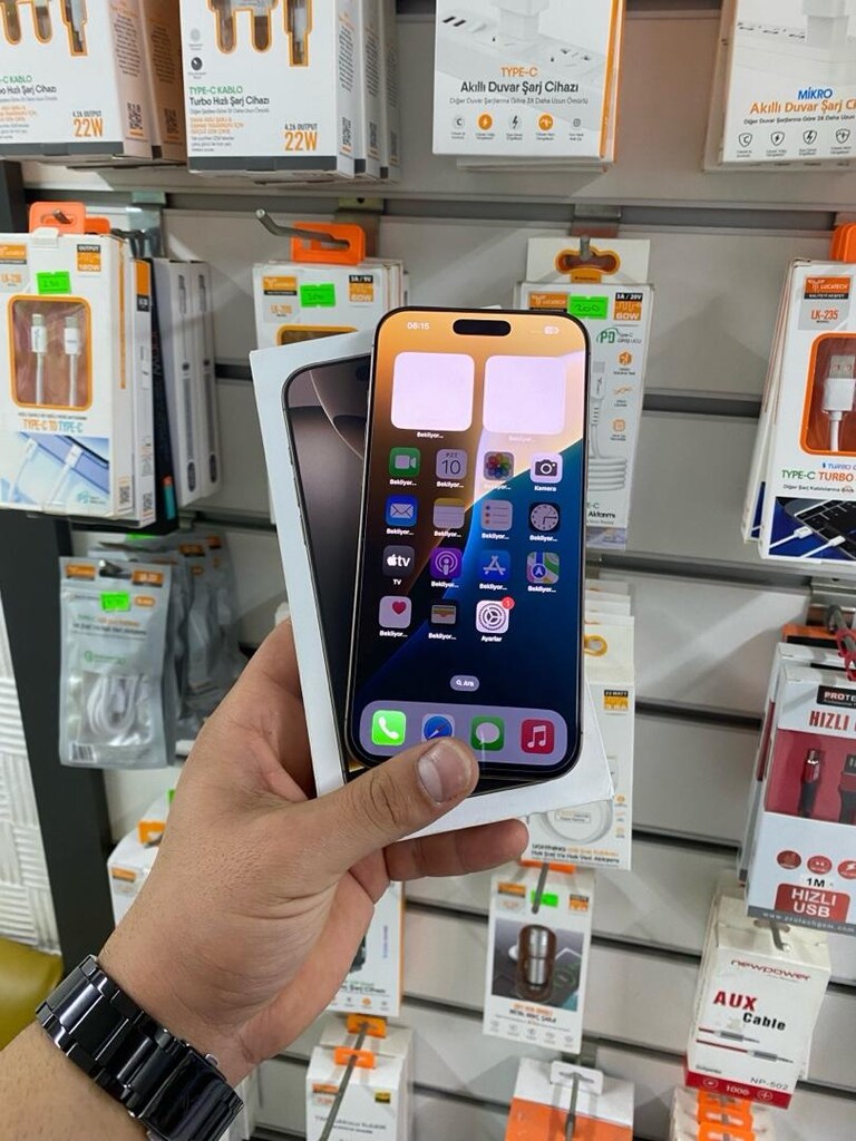 İPHONE 16 PRO MAX 256 GB PİL 100 DEVİR 150 TR DE HAT TAKILMADI 120+120 ...