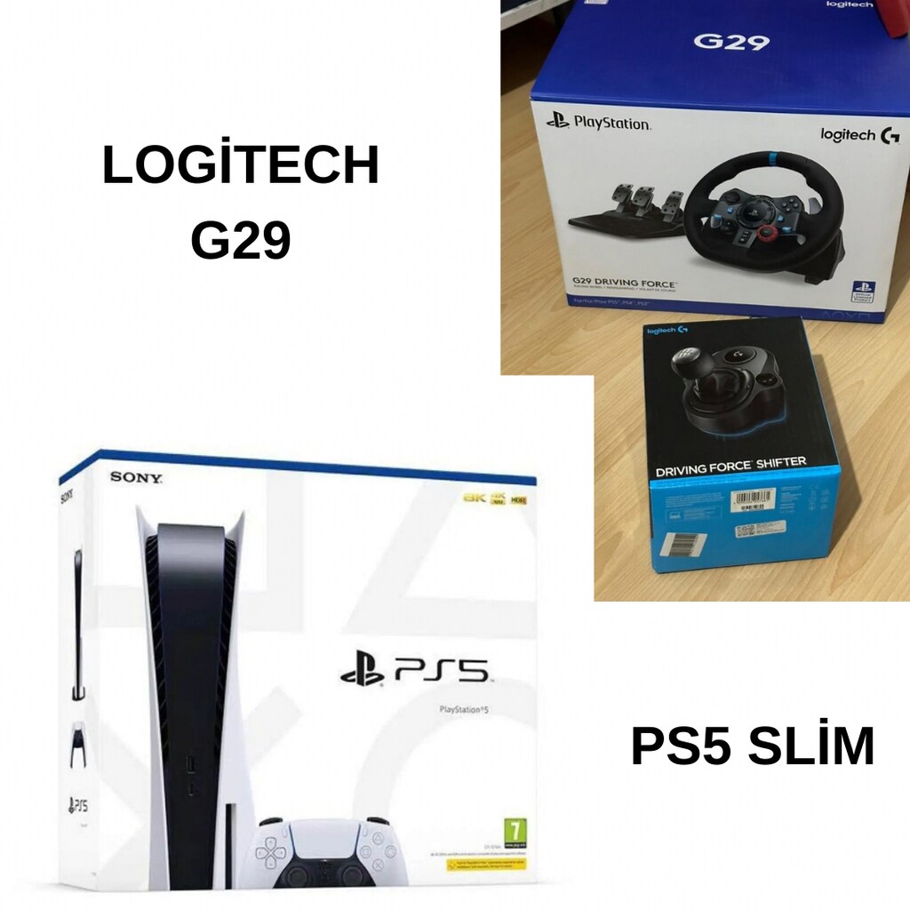 PS5 SLİM + LOGİTECH G29 (2 KOL DUALSENSE) - Oyun ve Oyun Konsolları ...
