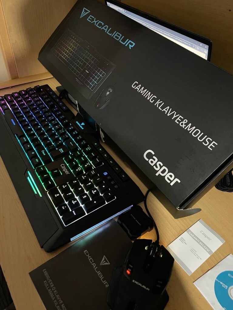 EXCALİBUR GAMİNG KLAVYE MOUSE SET EX-800 RGB | Türkiye'deki İkinci El ...