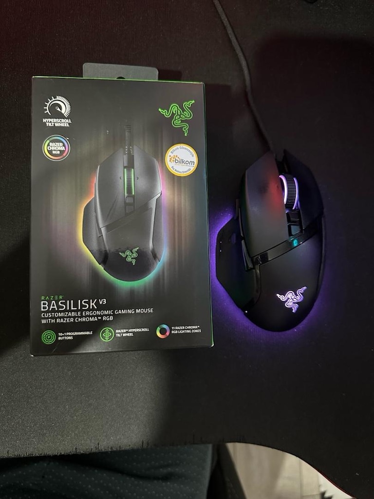 RAZER BASİLİSK V3 GAMİNG MOUSE RGB - Sıfırından Uygun Fiyata Al