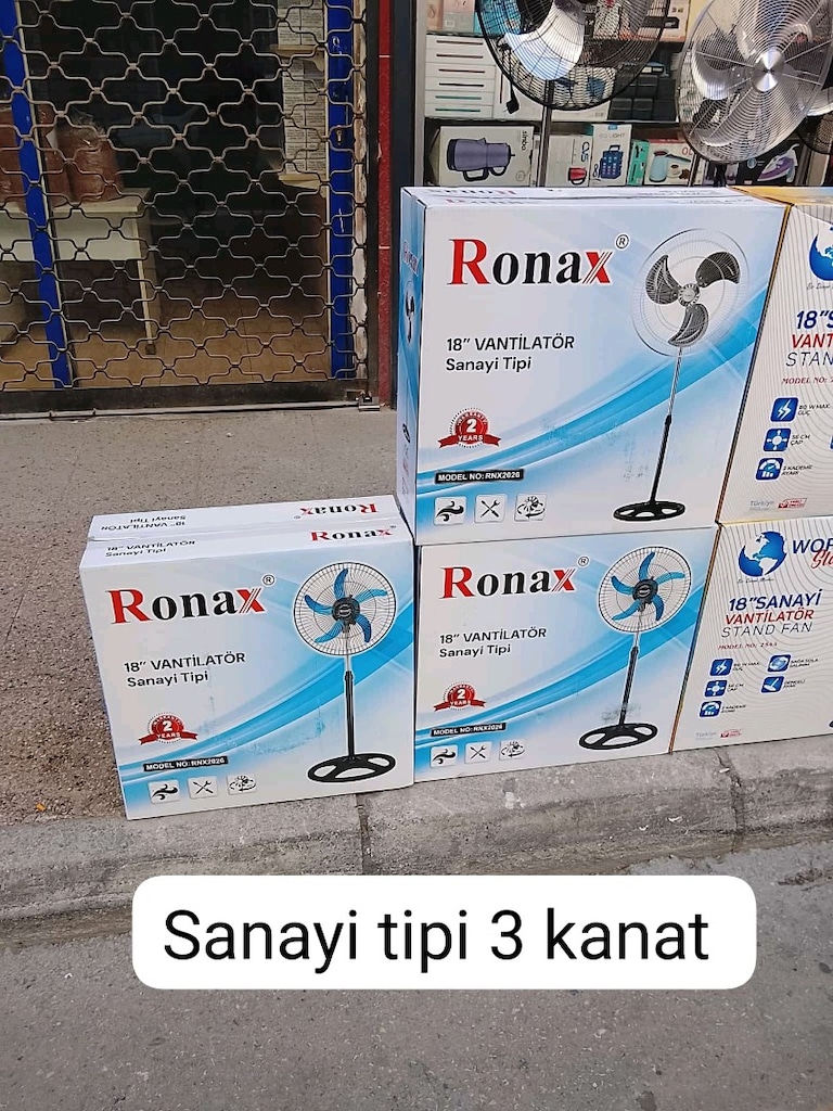 ronax sanayi tipi 3 kanatlı vantilatör - letgo'dan Sıfırından Uygun ...
