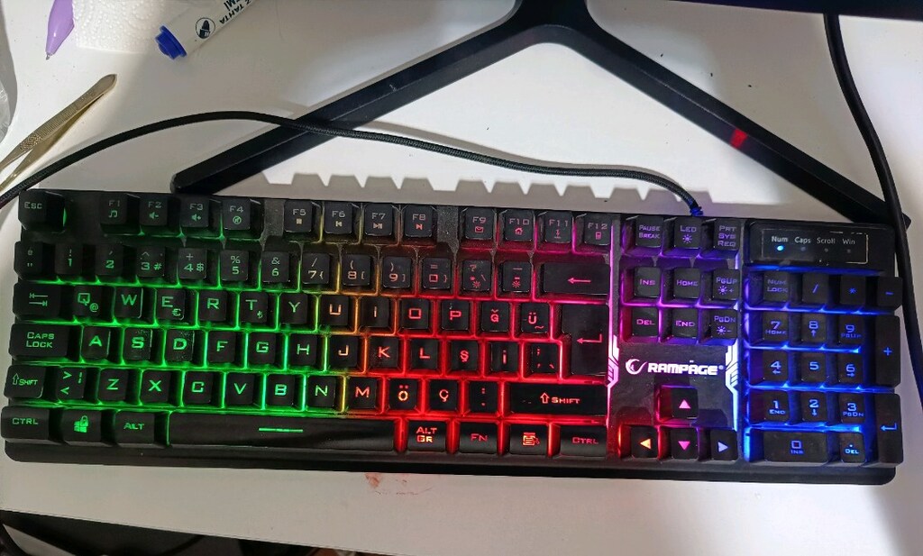 Rampage titan K-9 klavye | Türkiye'deki İkinci El Eşyaları Al & Sat - Letgo
