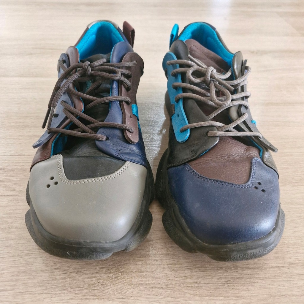 Camper Twins Karst model çok renkli erkek deri spor ayakkabı ...