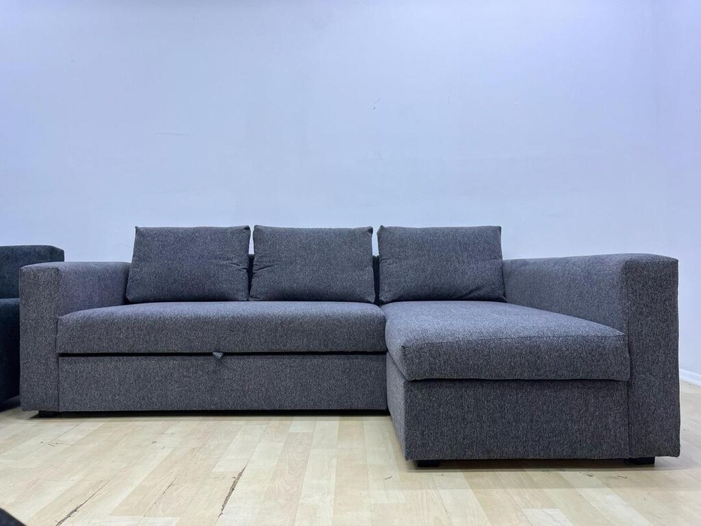 IKEA MANSTAD SIFIR KAPLAMA YATAKLI BAZALI L KÖŞE KOLTUK KANEPE ...
