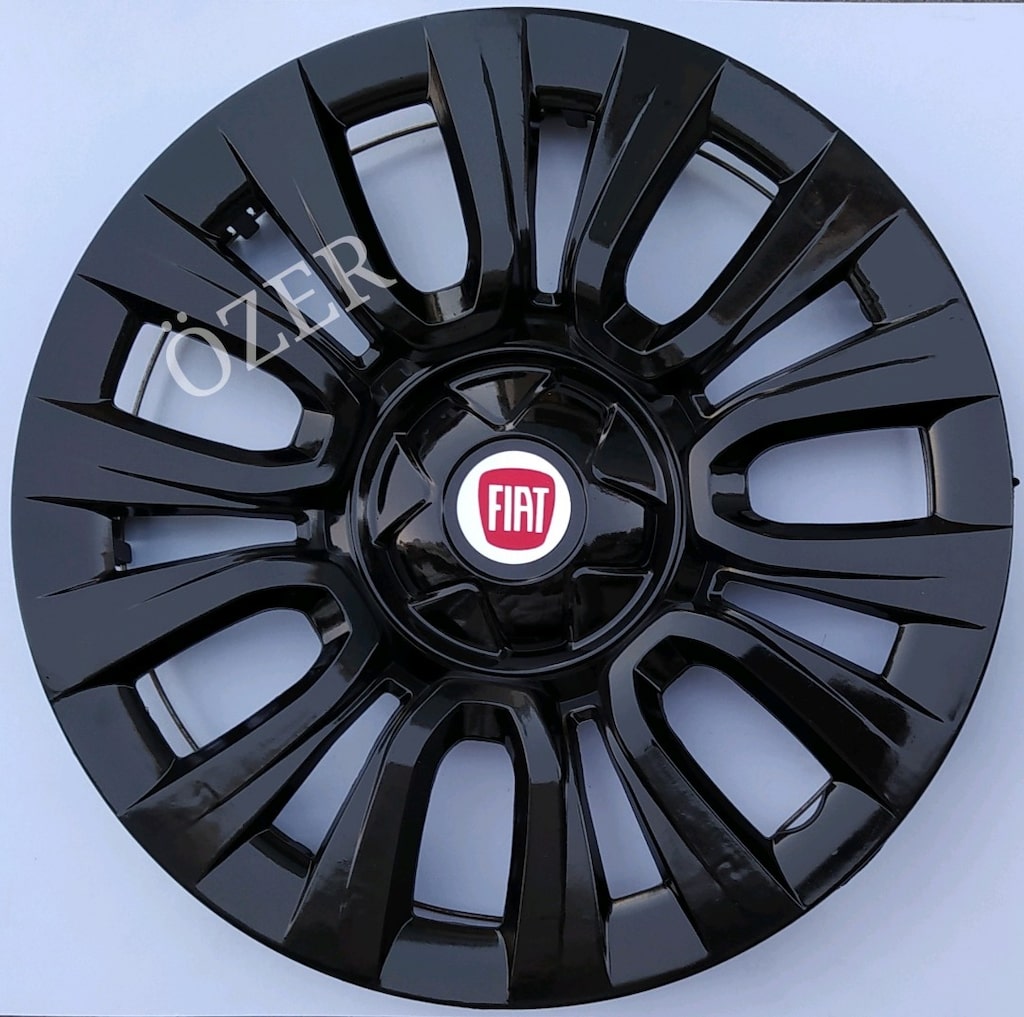 Fiat Egea / Punto / Linea / Doblo -15 inç Siyah jant kapağı 4'lü ...