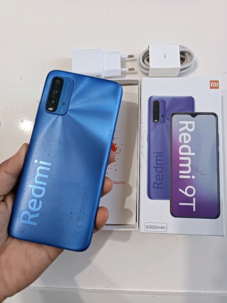 Redmi 9T 64 GB 6000 amper batarya full orijinal temiz ürün - Akıllı ...