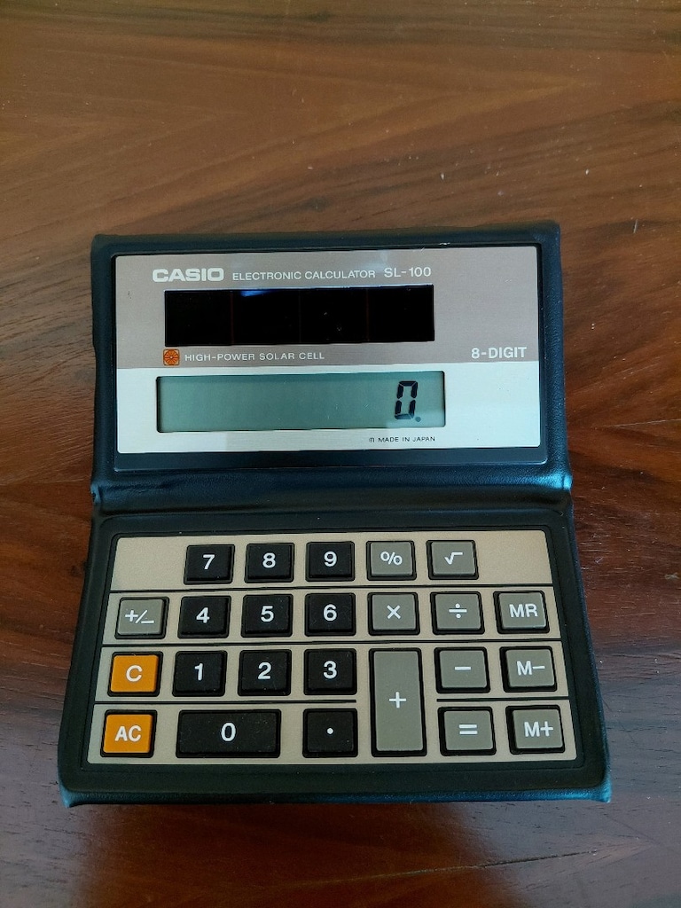 Vintage CASIO SL-100 8-Digit Hesap Makinesi - letgo'dan Sıfırından ...