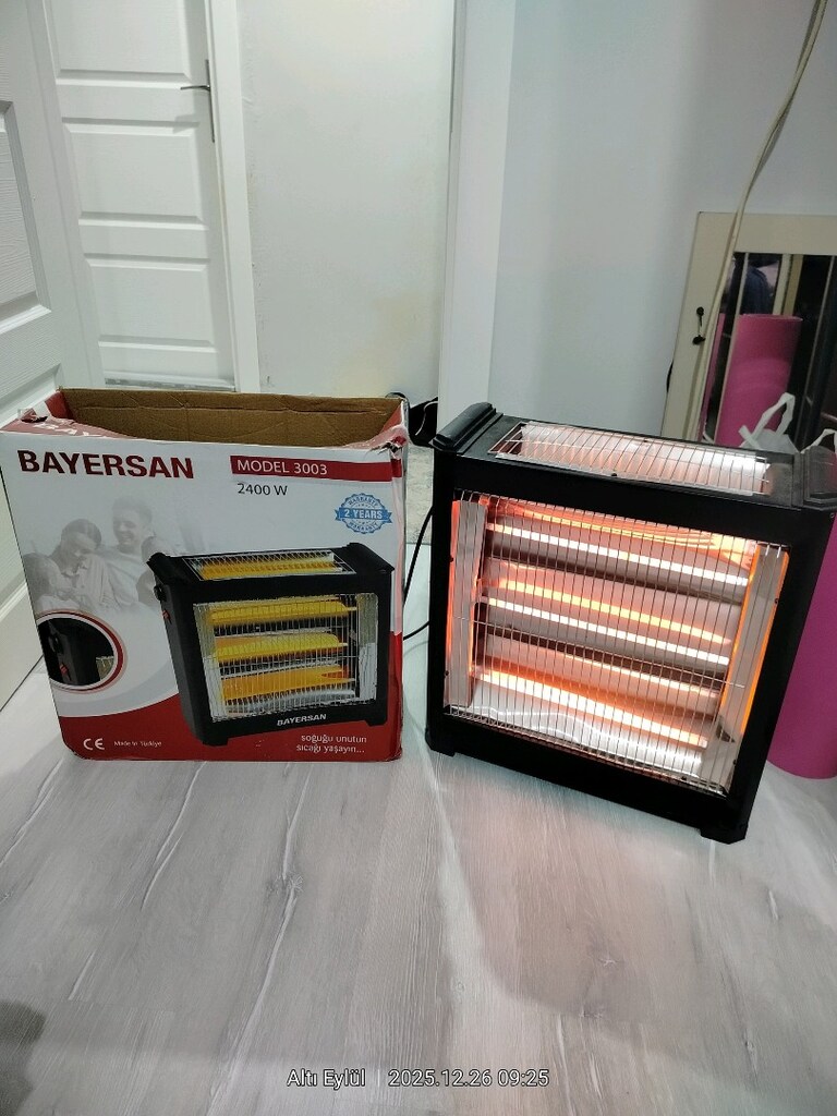 elektrikli soba bayersan 2400 W model 3003 - letgo'dan Sıfırından Uygun ...
