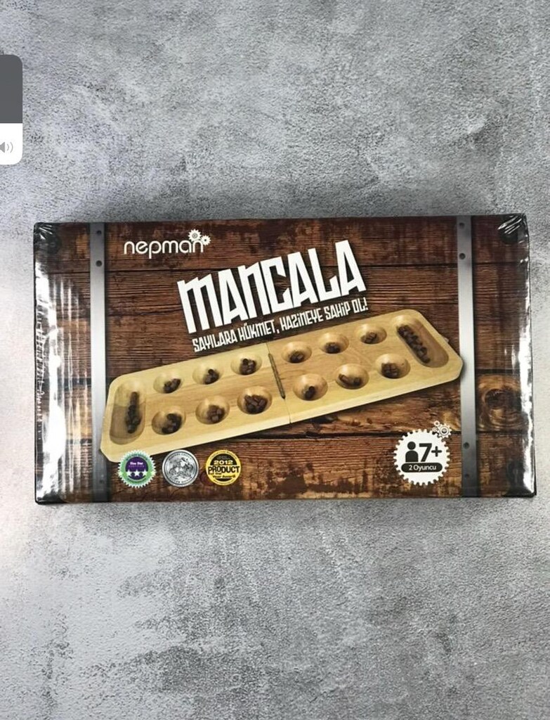 Mancala / Mangala Zeka Oyunu Ahşap - Oyuncak - 1673434206