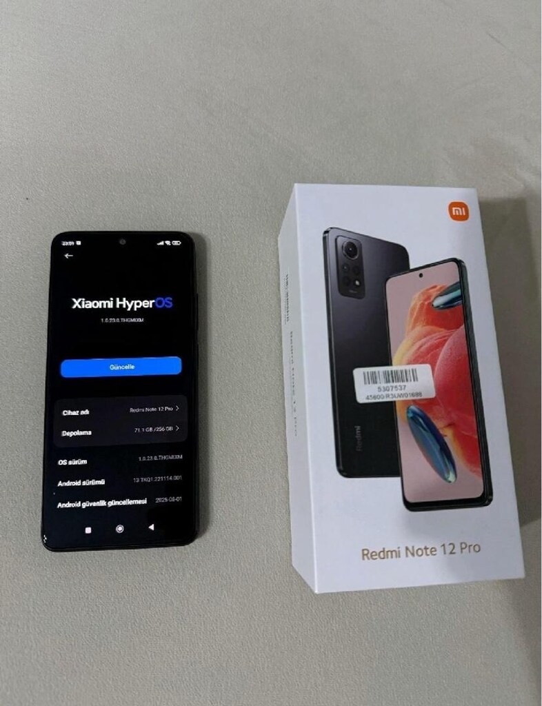 Xioami redmi note 12 pro 256 GB - Sıfırından Uygun Fiyata Al