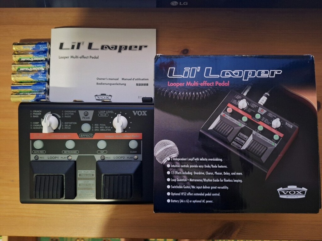 Takaslı Gitar Vox lil looper pedal sıfır ürün faturalı. | Türkiye'deki ...