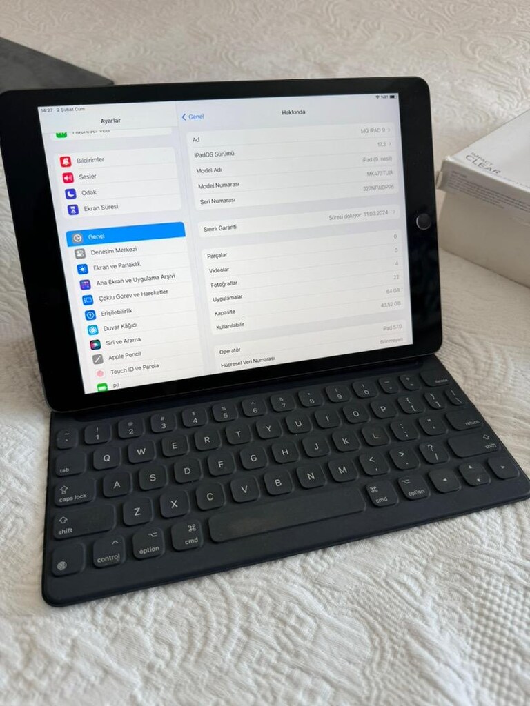 Apple ipad 9. Nesil \ LTE \ smart keyboard - Tablet ve E-Kitap Okuyucu ...