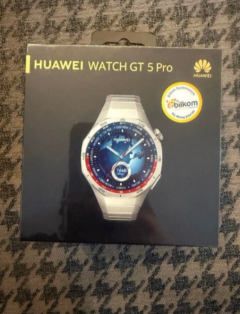 Huewai watch gt5 pro titanyum saat 0 kapalı kutu gönderirim isteyene ...