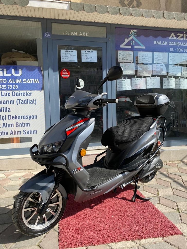 Arora zr5 Grefen Akülü elektrikli motosiklet -gri - Motosiklet - 1676233276