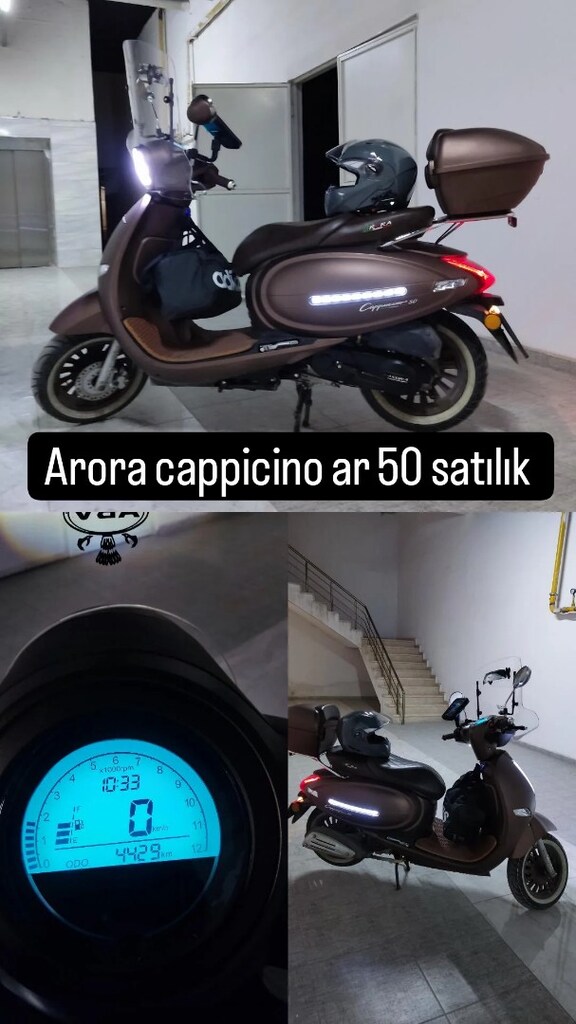 Arora cappicino ar 50 (fabrika çıkışlı 80cc) temiz kullanıldı ...