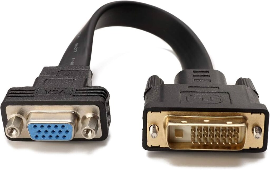cabledeconn aktif dvı-d çift bağlantı 24+ 1 düz kablo adaptörü dönüştü ...