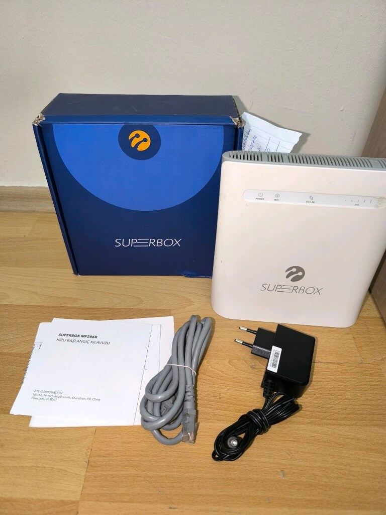 SÜPERBOX ZTE 286R SlM KARTLI MODEM ÇEŞİTLERİ - letgo'dan Sıfırından ...