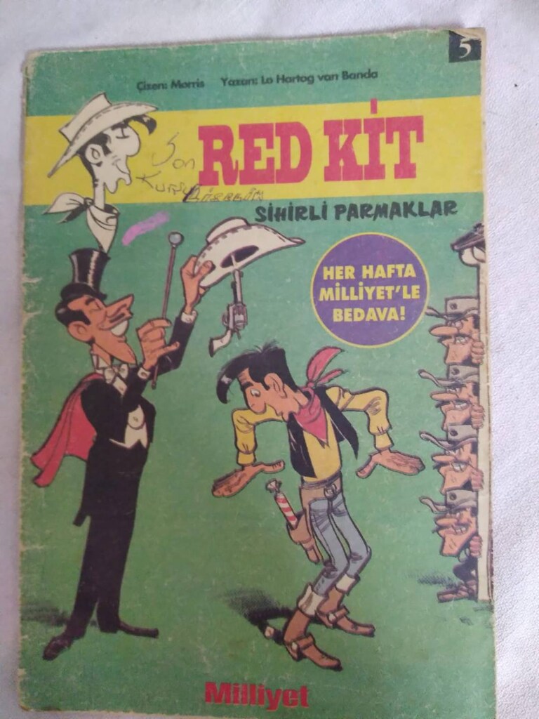 4 adet RED-KİT ÇİZGİ ROMAN | Türkiye'deki İkinci El Eşyaları Al & Sat ...
