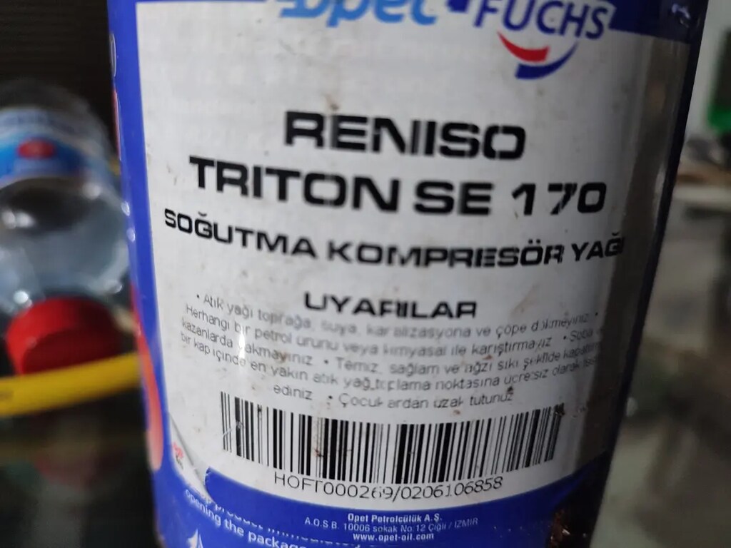 Vidalı kompresör yağı se 170 alman mali reniso triton - letgo'dan ...
